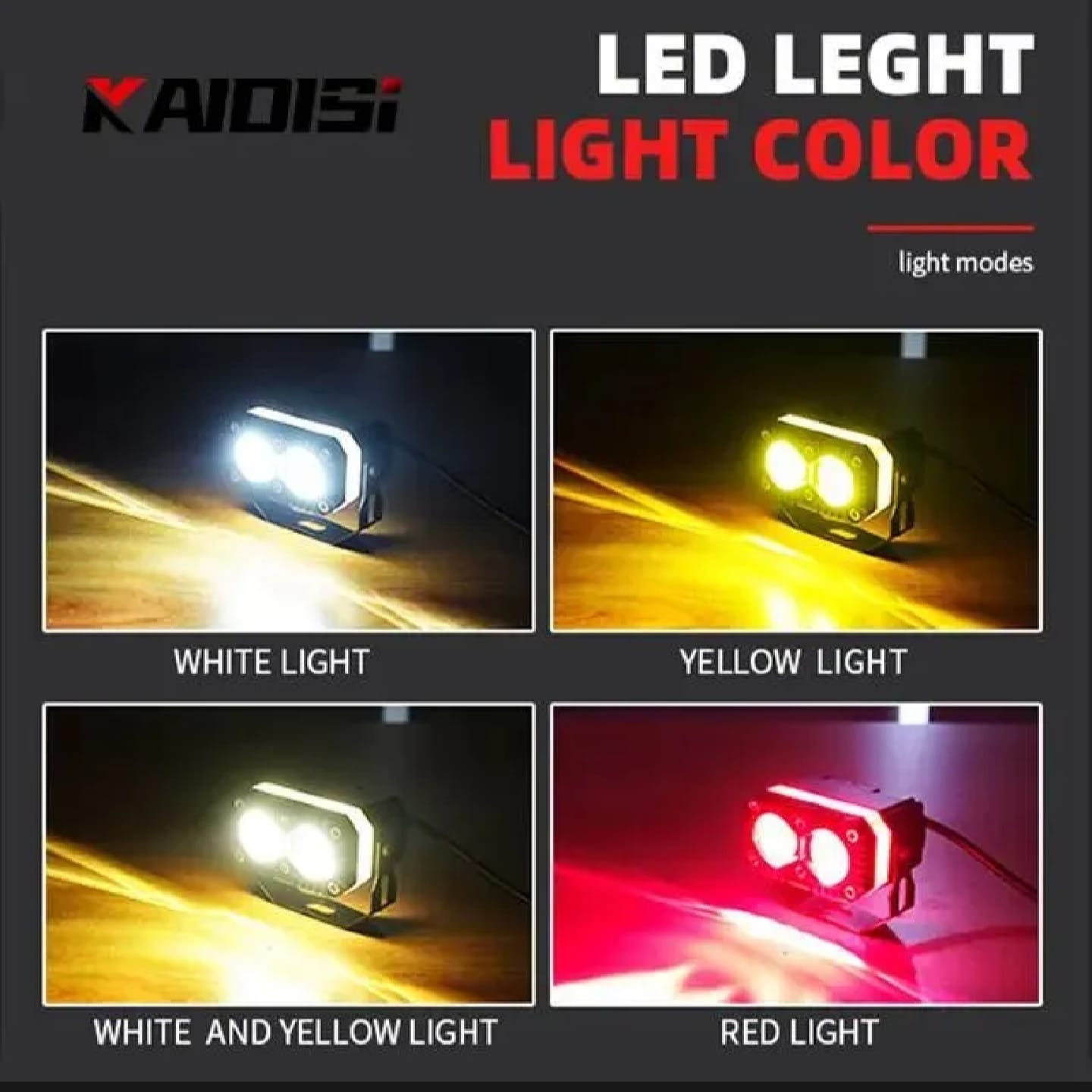 2 Pcs Set Universal HJG 2 SMD Economy Series Fog Light Dual Color With ...