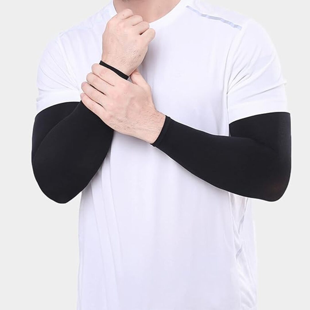 Universal 2 in 1 Package Full Elastic Face Mask And Elbow inner in bla ...