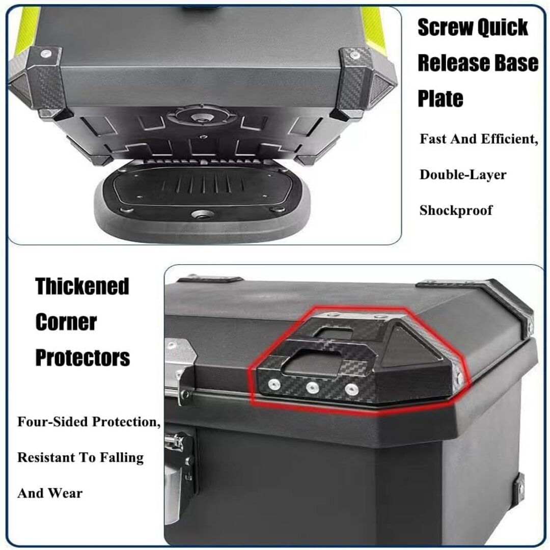 Universal JDR Tail Box With Built In Brake Light And Metal Plate 1 Pc ...