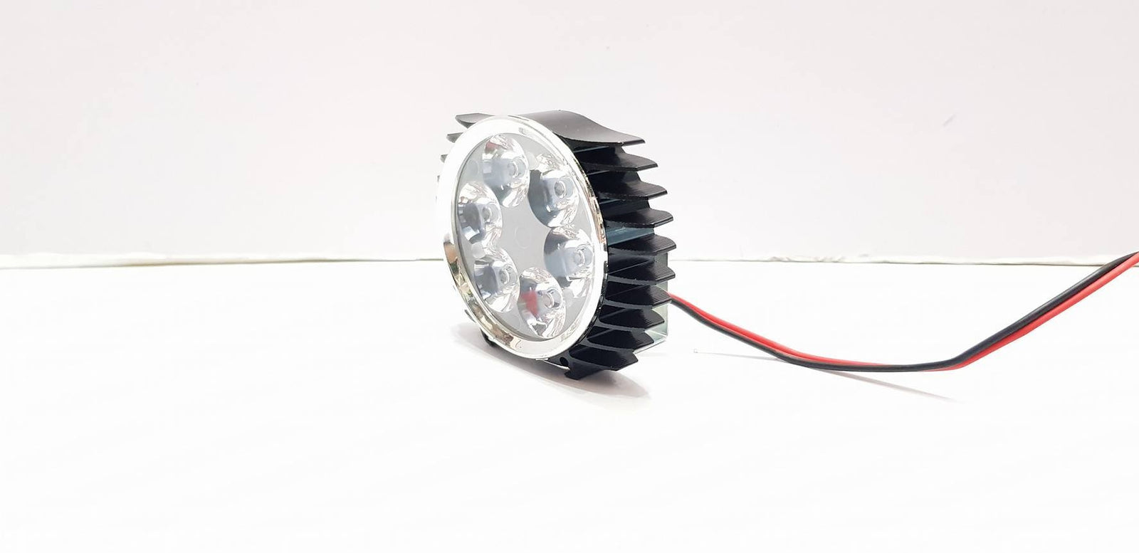 6 SMD LIGHT ROUND SHAPE OUTER METAL BODY FLASHER