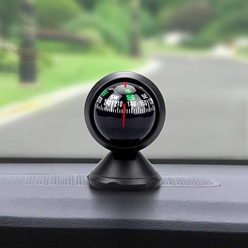 Jeep / Car Dashboard Mini Compact Compass Ball