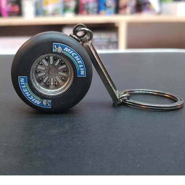 Key Chain Michelin Tyre Black