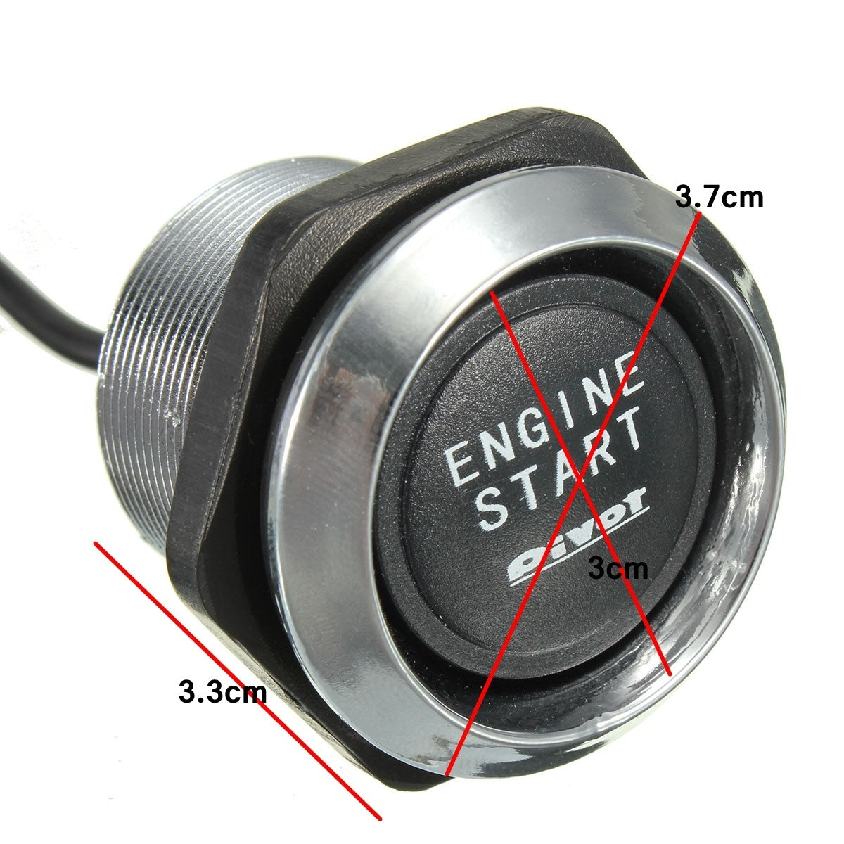 Universal Car Engine Push Start Button Switch Ignition Starter Kit